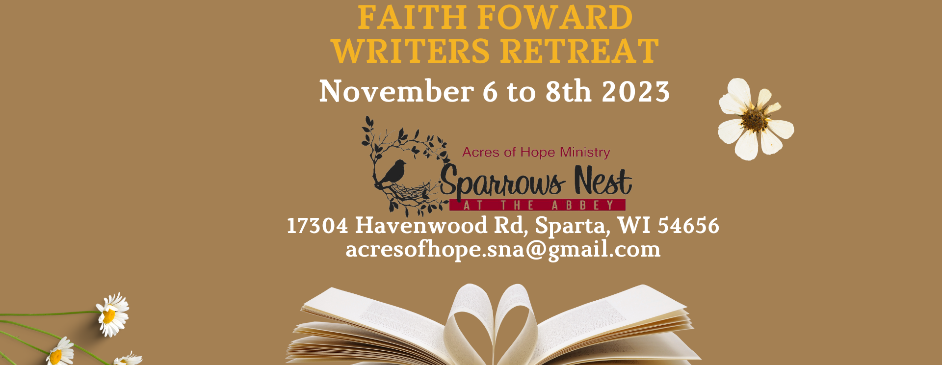 Faith Forward Writers Retreat